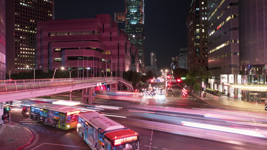 Intense Traffic at Rush Hour Stock Footage Video (100% Royalty-free ...