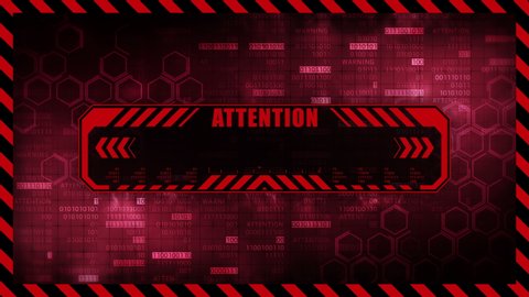 Danger Message Copy Space Hexagon Geometric Stock Footage Video (100% Royalty-free) 1041959767 ...