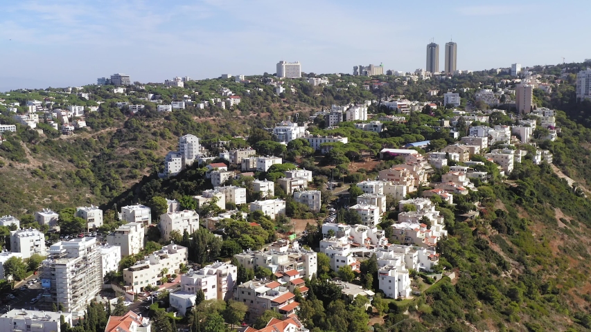 Panorama of Haifa from Mount Carmel in Israel image - Free stock photo ...