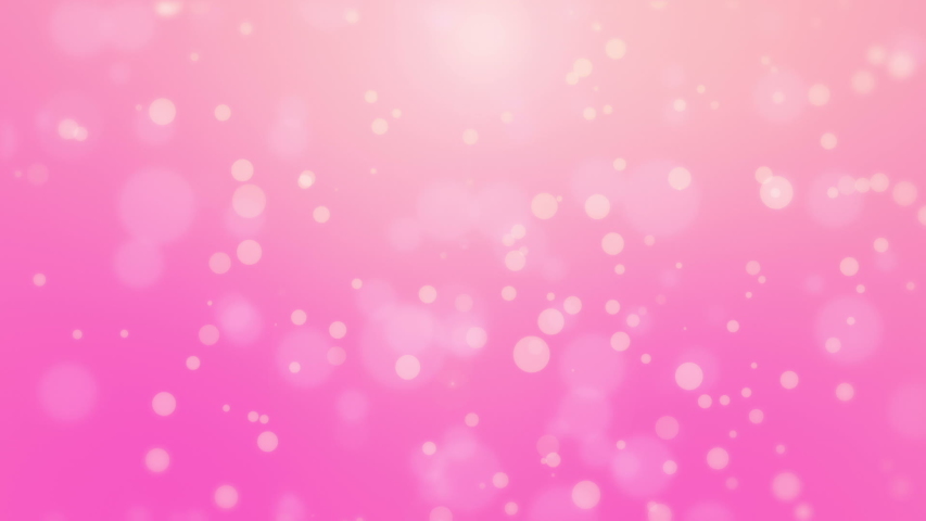 Pink Glowing Background with Floating Stock Footage Video (100% Royalty ...