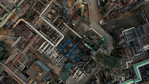 Oil Refinery Above Stock Photo 1199030047 | Shutterstock