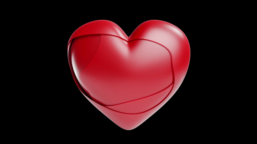 Heart is Incomplete Motion Graphics Stock Footage Video (100% Royalty ...