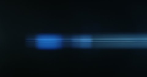 Blue Anamorphic Flares On Black Background Stock Footage Video (100% ...