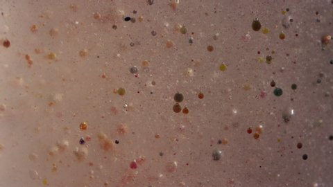 Disgusting Swamp Colored Abstract Liquid Texture Stock Footage Video ...