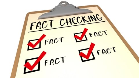 Fact Checking Checklist Clipboard Words 3d Stock Illustration ...