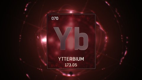 Ytterbium Element 70 Periodic Table Seamlessly Stock Footage Video (100 ...