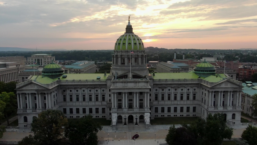 Aerial View of Harrisburg, Pennsylvania image - Free stock photo ...