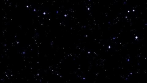 Twinkling Stars Seamless Loop Animation Stock Footage Video (100% ...