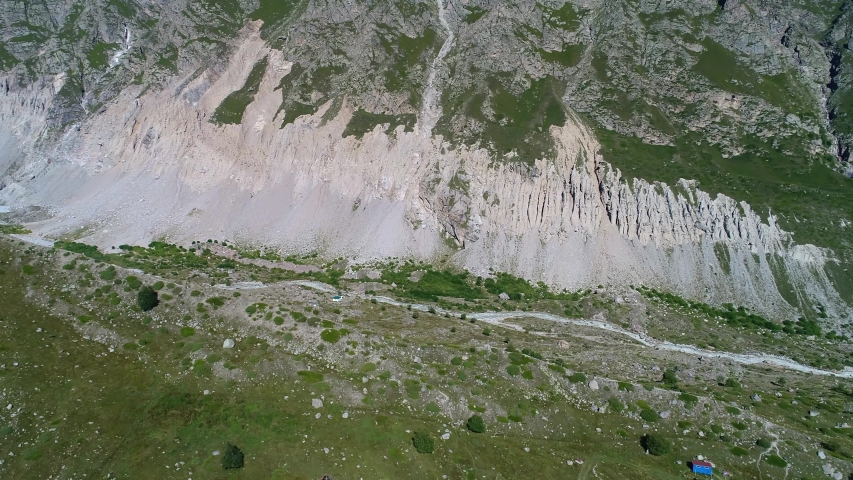 Hiking Path on the mountainside into the trees image - Free stock photo ...