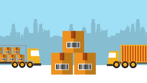 Warehouse Workers Arranging Goods On Shelves Stock Vector (Royalty Free ...