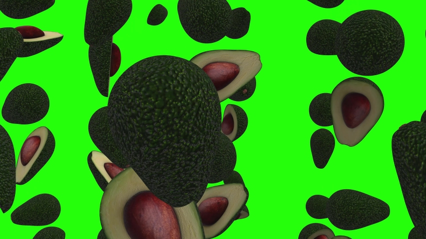 Green Screen Fruit Half Fruit Stock Footage Video (100% Royalty-free ...