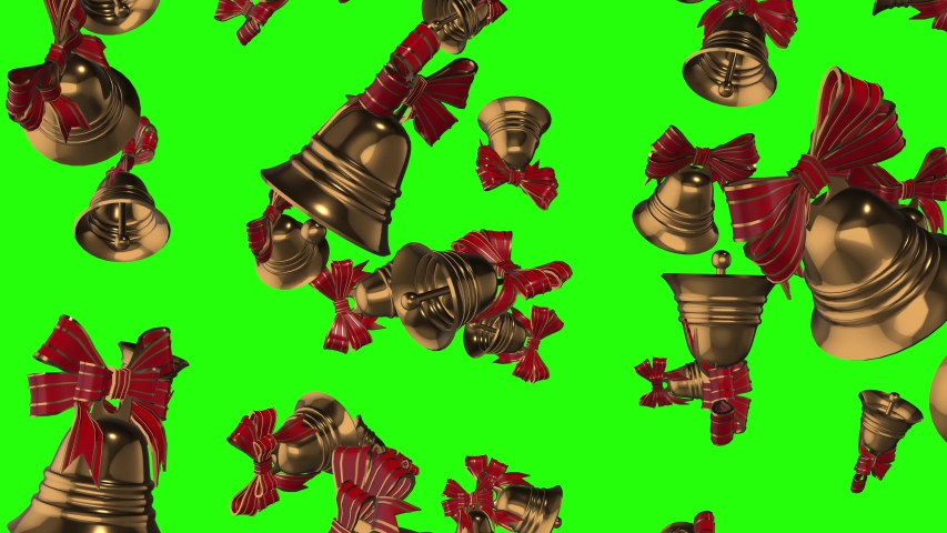 Green Screen Ornament Bells Ornament Stock Footage Video (100% Royalty ...