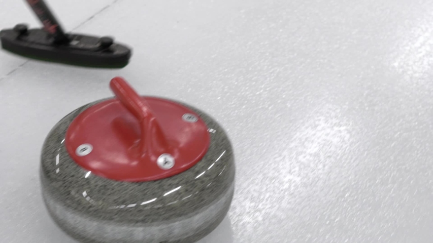 Curling Stones on ice image - Free stock photo - Public Domain photo ...