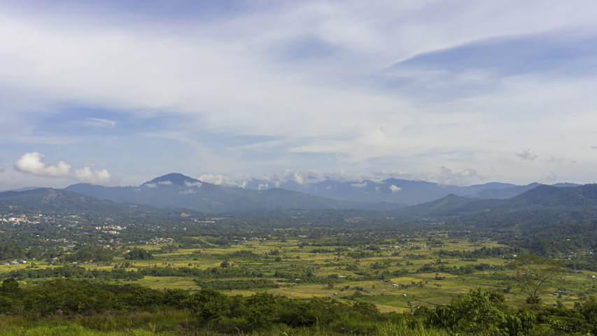 beautiful view green valley landscape fast Stock Footage Video (100% ...