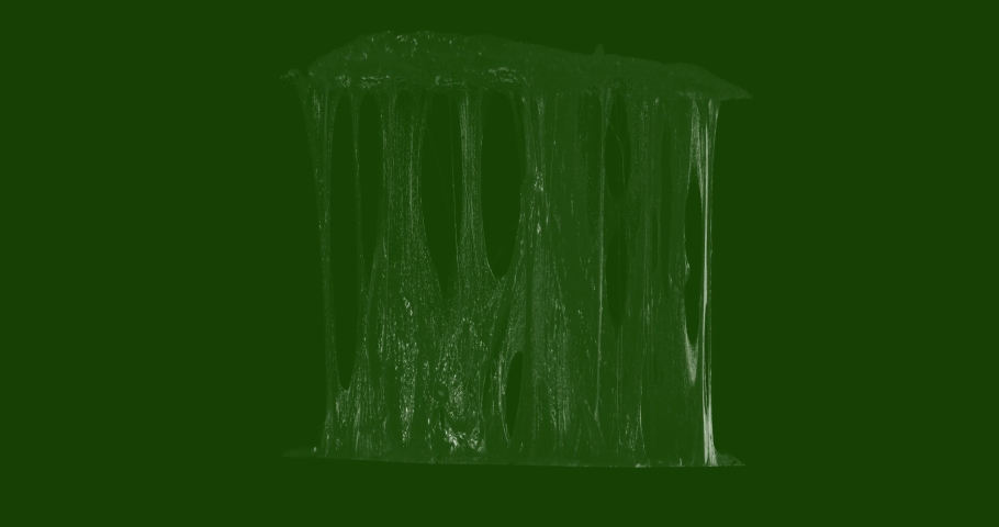 Slime Pulls with Green Screen Stock Footage Video (100% Royalty-free ...