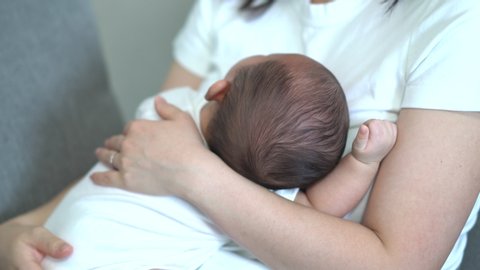 Young Woman Pacifying Baby Stock Footage Video (100% Royalty-free ...