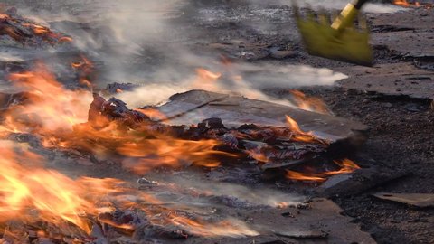 Burning Gass Fire On Mountain Chimera Stock Photo 1658748217 | Shutterstock