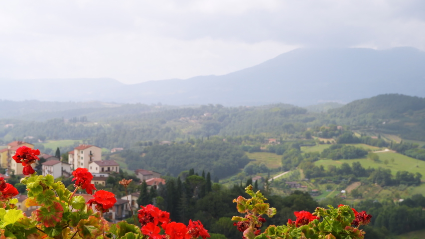 chiusi scalo houses buildings umbria italy Stock Footage Video (100% ...