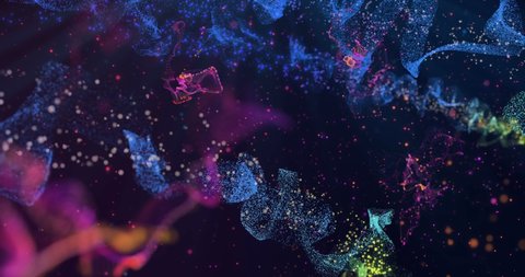 Abstract Particles Background Colorful Particles Background Stock ...