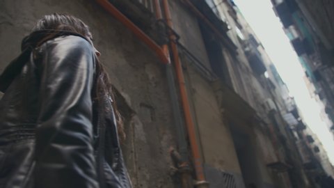 277 Woman looking down low angle Stock Video Footage - 4K and HD Video ...