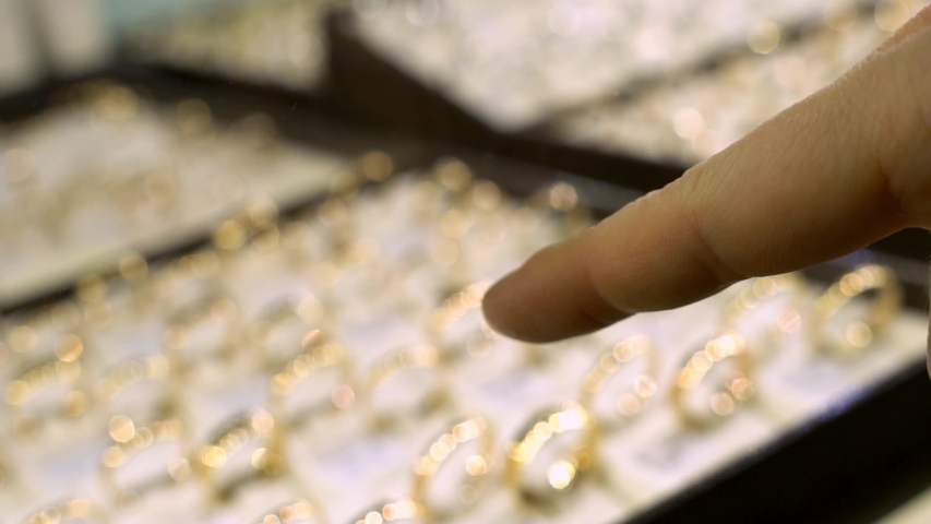 Closeup Macro Finger Girls Showing What Stock Footage Video (100% ...