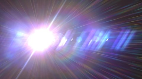 Very Bright Light Effects Dark Background Stock Footage Video (100% ...