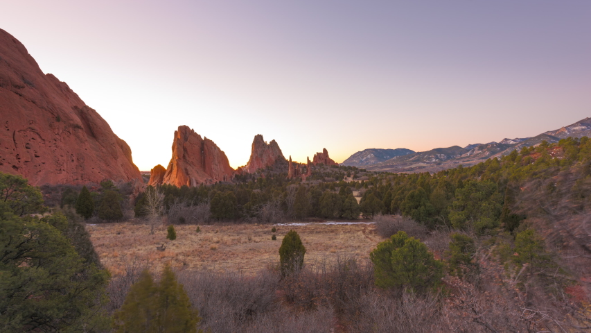 Scenic View of the Garden at Garden of the Gods, Colorado image - Free ...
