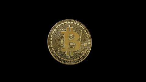 3d Bitcoin Animation Light Rays Loop Stock Footage Video (100% Royalty ...
