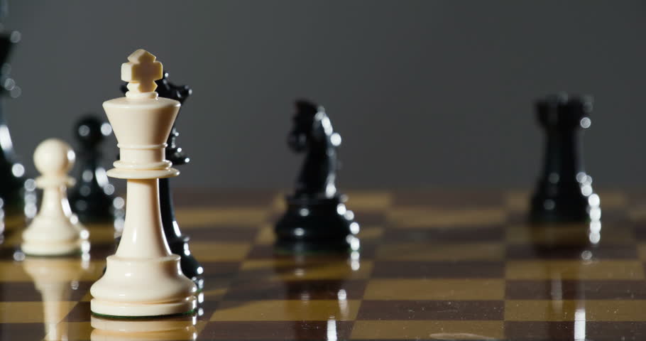 defeat slow motion -- chess player Stock Footage Video (100% Royalty ...