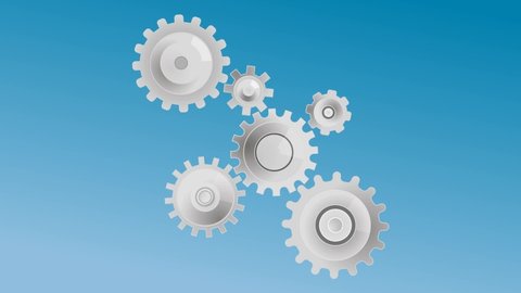 Mechanical Engineering Background Animation Stock Footage Video (100% ...