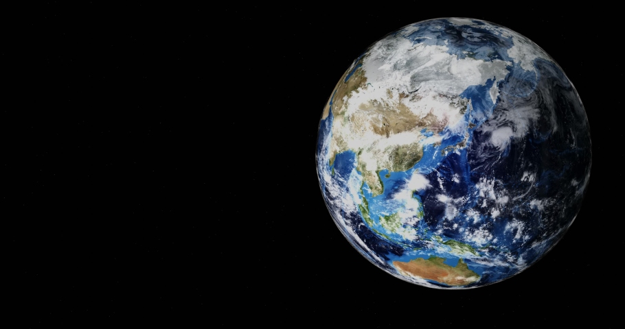 rotating beautifully blue earth Stock Footage Video (100% Royalty-free ...