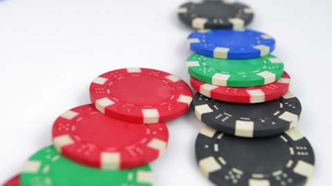 Red Black Casino Tokens Isolated On Stock Illustration 64992301