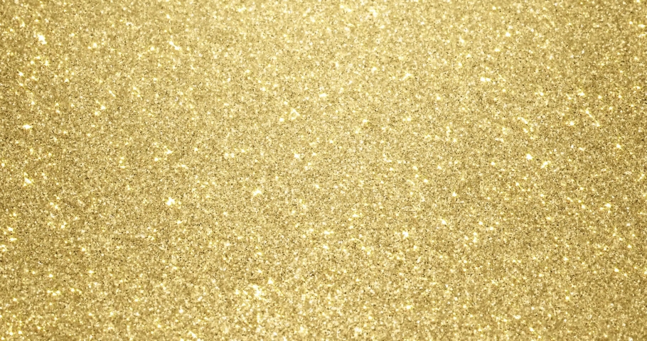 Gold Glitter Background with Sparkling Arkivvideomateriale (100 % ...