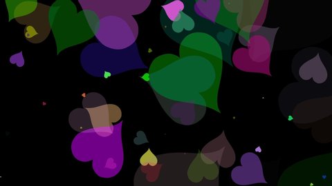 Heart Symbol Popping Seamless Loop Motion Stock Footage Video (100% ...