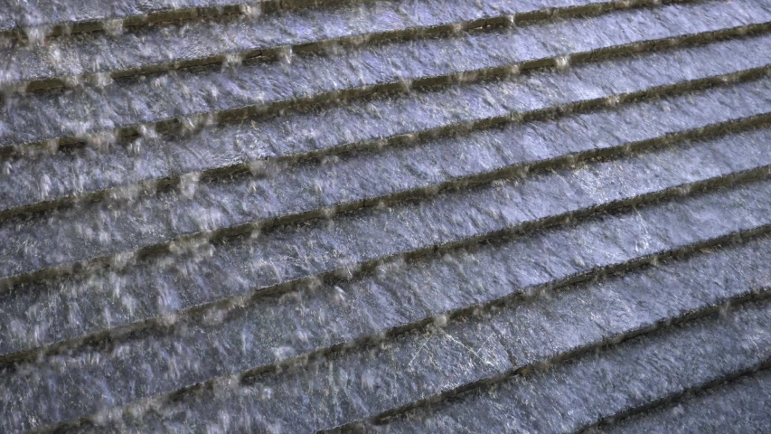 Waterfall Texture with Black Stone Stock Footage Video (100% Royalty ...