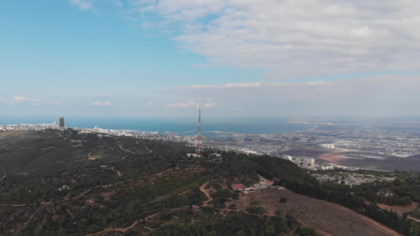 Panorama of Haifa from Mount Carmel in Israel image - Free stock photo ...