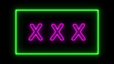 Neon letter x Stock Video Footage - 4K and HD Video Clips | Shutterstock