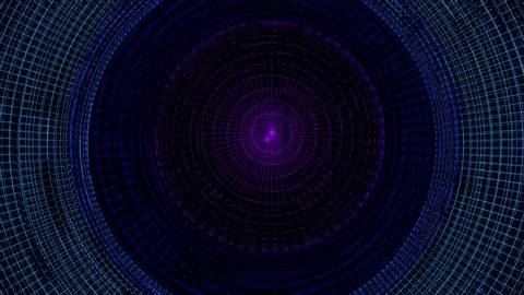 Abstract Technology Background Blue Wire Metallic Stock Footage Video ...