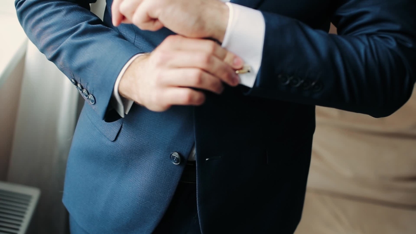 Young Man Put On Jacket. Stock Footage Video (100% Royalty-free ...