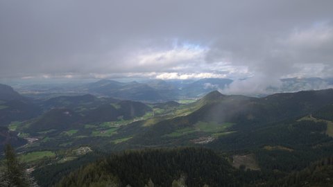 Panorama View Berchtesgaden National Park On Stock Footage Video (100% ...