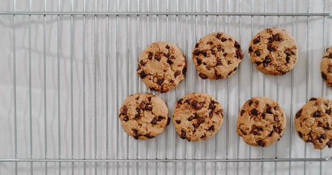 4k Frame Animation Moving Cookies Stock Footage Video (100% Royalty ...