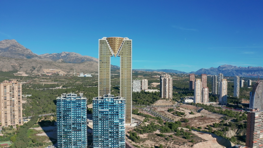 Benidorm skyline in Spain image - Free stock photo - Public Domain ...