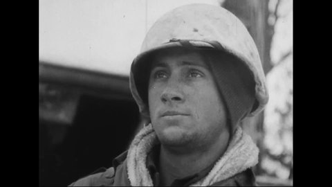 Circa 1944 Men 84th Infantry Division Stock Footage Video (100% Royalty ...