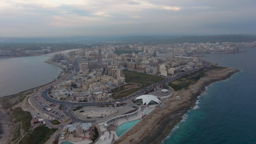 Bugibba Aerial View Stock Video Footage - 4K and HD Video Clips ...