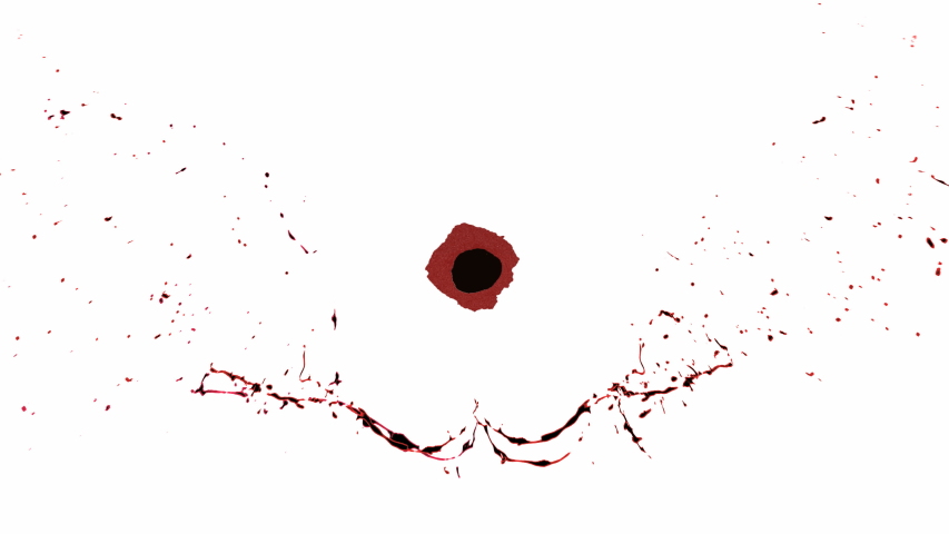 4k Bullet Body Hole with Stock Footage Video (100% Royalty-free ...