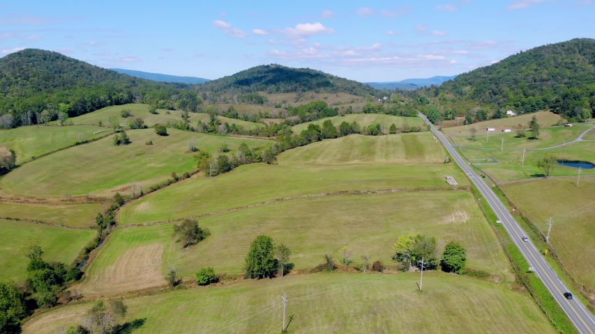 Forwarding Aerial View Over a Stock Footage Video (100% Royalty-free ...