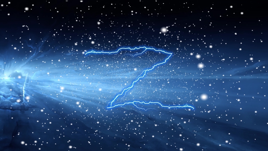 z letter alphabet lightning strike Stock Footage Video (100% Royalty ...
