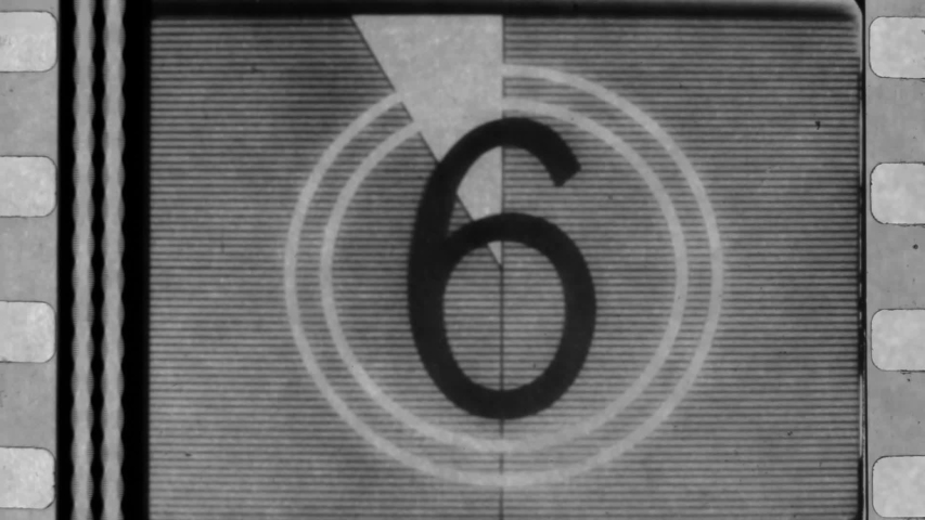 video old film reel countdown Stock Footage Video (100% Royalty-free ...