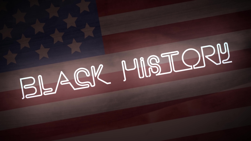 Black History Intro Neon Sign Stock Footage Video (100% Royalty-free ...