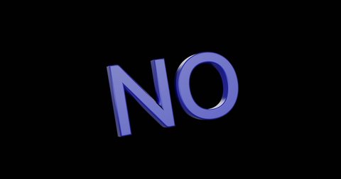 No 3d Text Rotate Torn Luma Stock Footage Video (100% Royalty-free ...